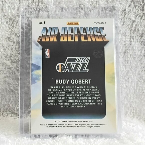 NBA | Toys | 52 Mint 20222 Donruss Optic Rudy Gobert Air Defense Nba ...